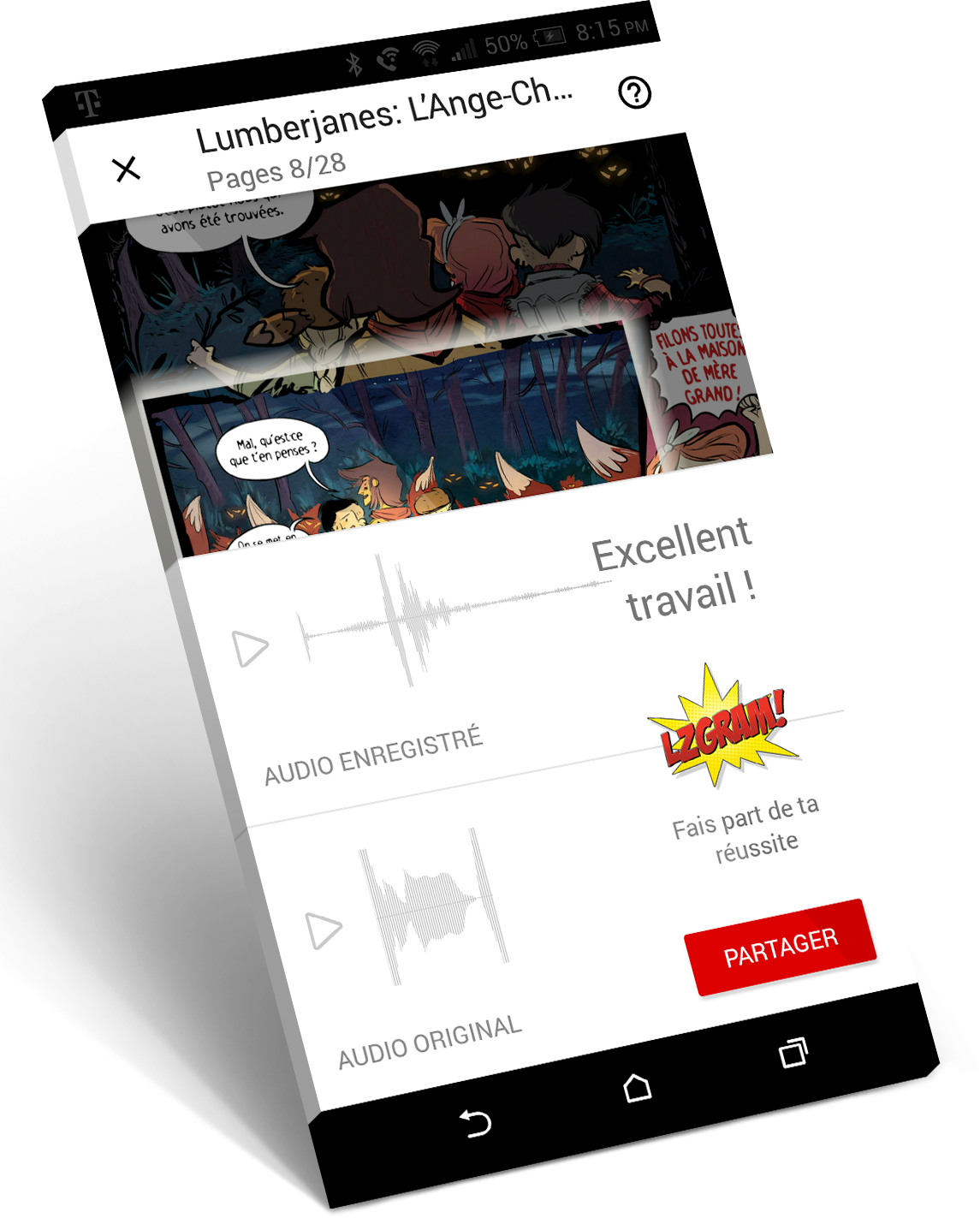 LingoZING! - Language learning through audio comic books